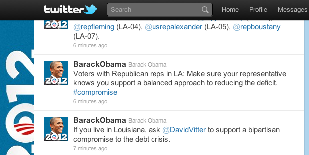 President's Social Media Team Goes After Obama Debt Rivals On Twitter ...