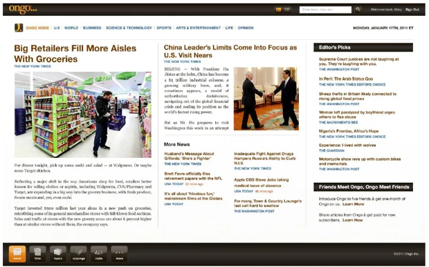 Ongo, NYT-Backed Digital News Startup, Launches Today - Fast Company