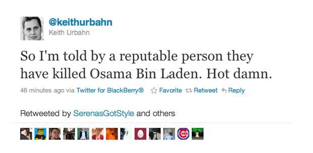 Osama Bin Laden Dead, The Story Twitter Broke - Fast Company
