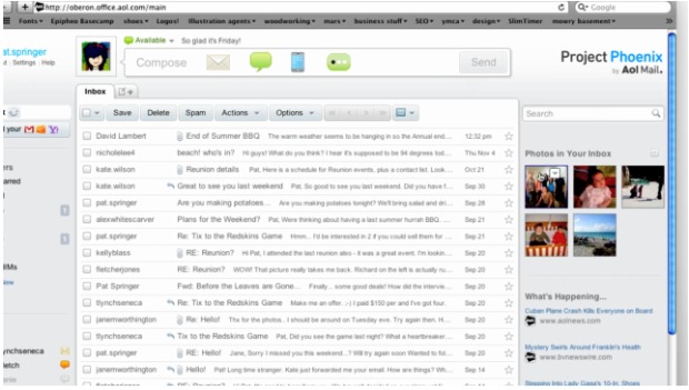 AOL Launches Project Phoenix Email Upgrades-About Five Years Too Late ...