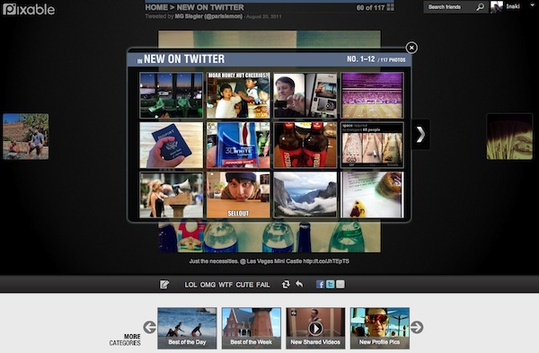 Pixable Turns Texty Twitter Into A Stream Of Your Friend's Photos ...