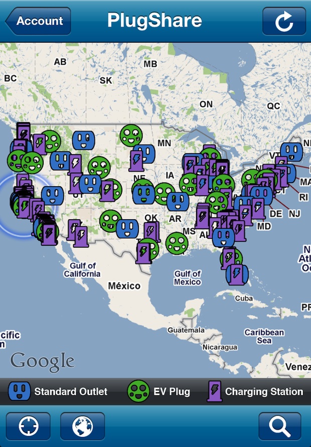 The PlugShare App Directs You to the Nearest Electric Vehicle Charge ...