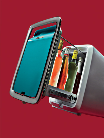 A Stylish Mini-Fridge That Slides Open Like A Drawer - Fast Company