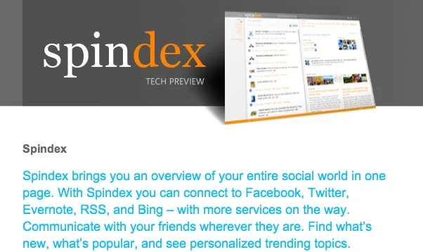 Microsoft's Spindex Wants to Aggregate Your Social Net Wranglings So ...