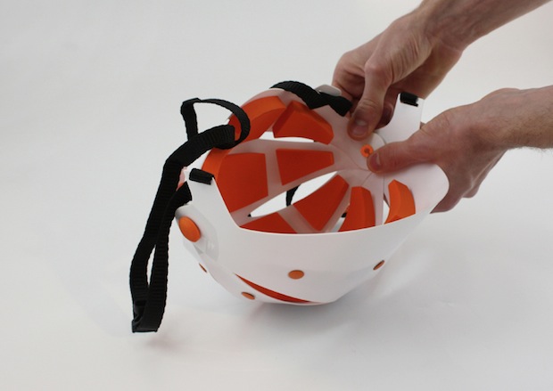 Almost Genius: A Cheap, Flat-Pack, Recyclable Bike Helmet - Fast Company