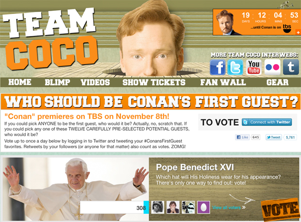 Team Coco Head Talks Conan O'Brien, Social Media, Crowdsourcing His ...