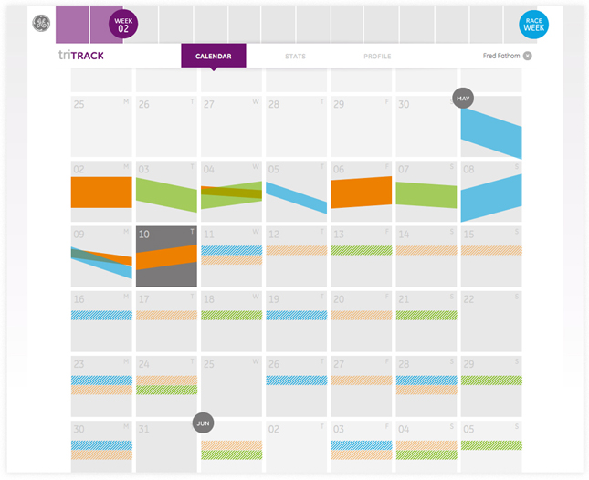 Infographic Of The Day: Ben Fry's TriTRACK Makes Triathlon Training ...
