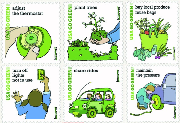 The USPS's New "Go Green" Stamps Will Have You Seeing Red - Fast Company