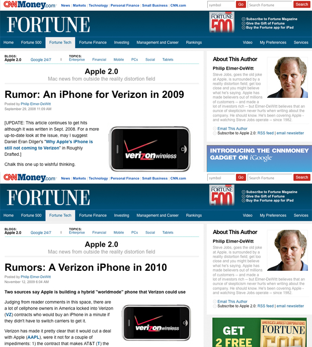 The Long, Painful History of Verizon iPhone Rumors - Fast Company