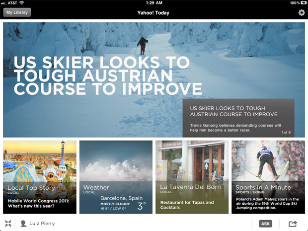 Yahoo's New Digital Tablet Newsstand Takes on Flipboard, Google, Apple ...