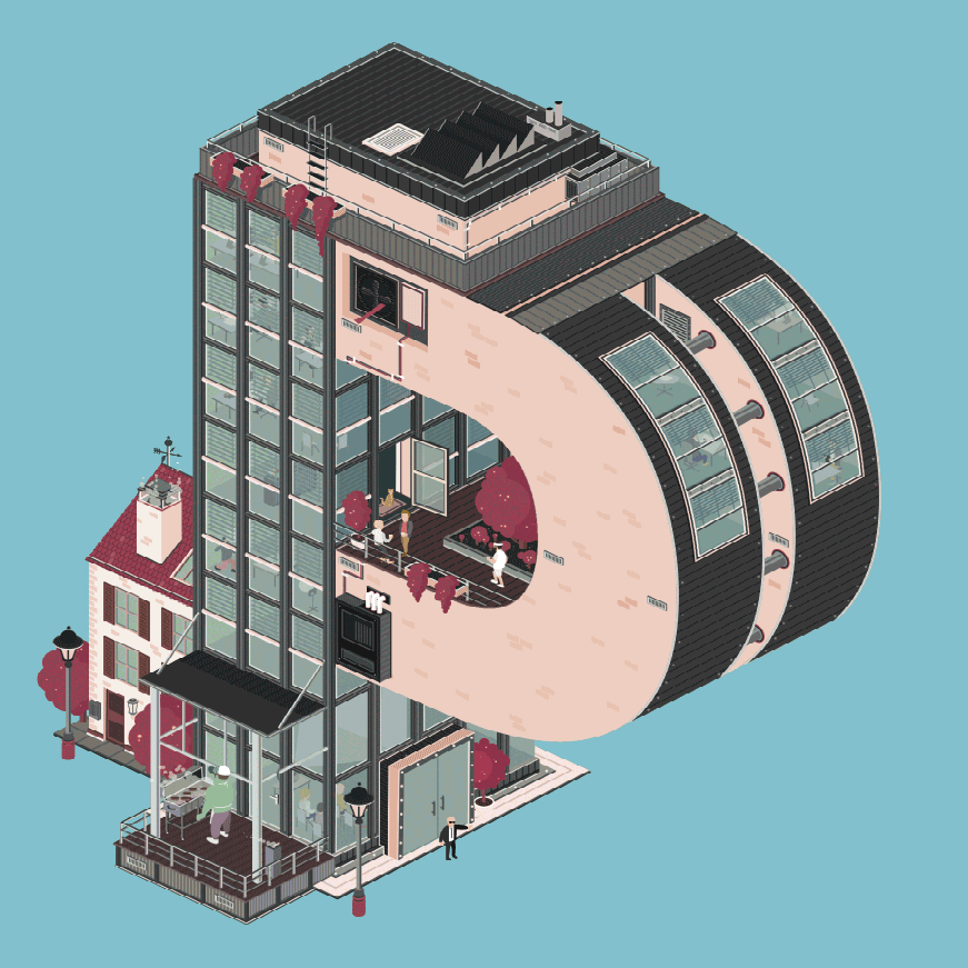 Animated Typographic Architecture Is A Design Nerd's Dream - Fast Company