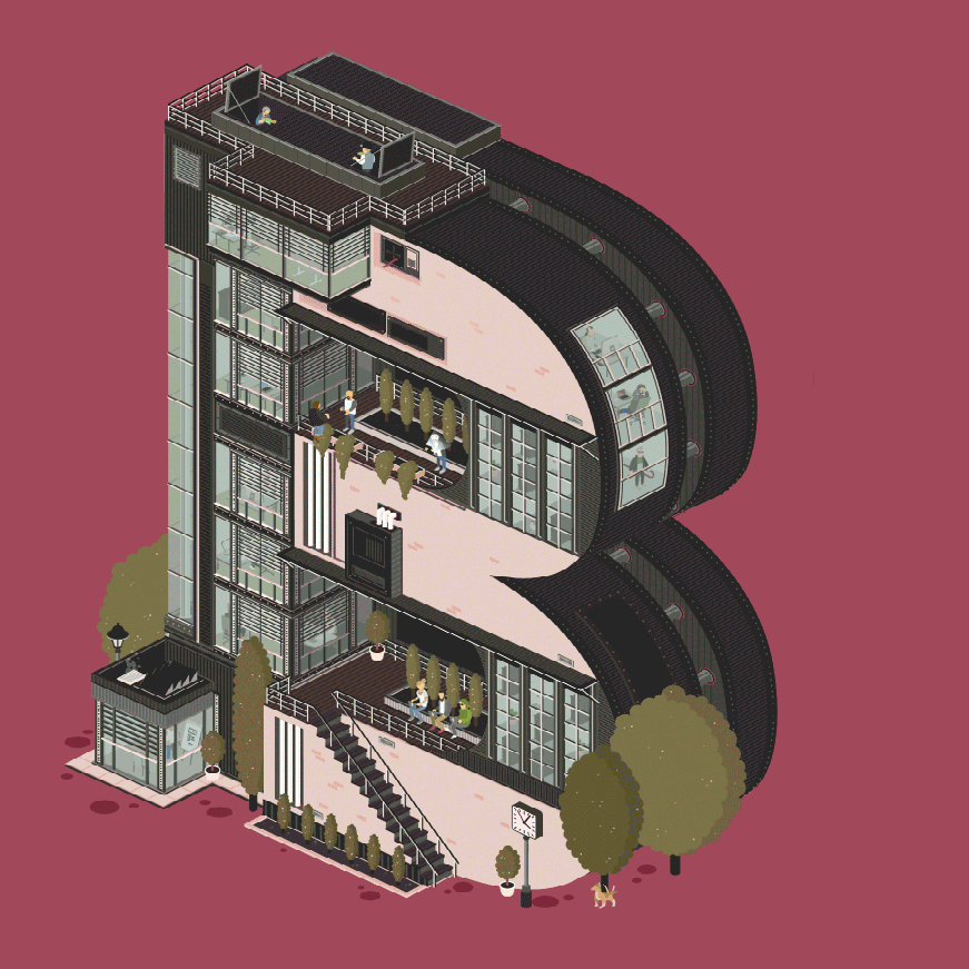 Animated Typographic Architecture Is A Design Nerd's Dream - Fast Company