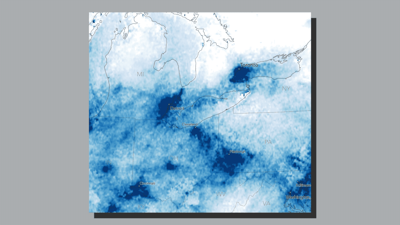 These 8 maps show the massive drop in smog caused by the coronavirus ...