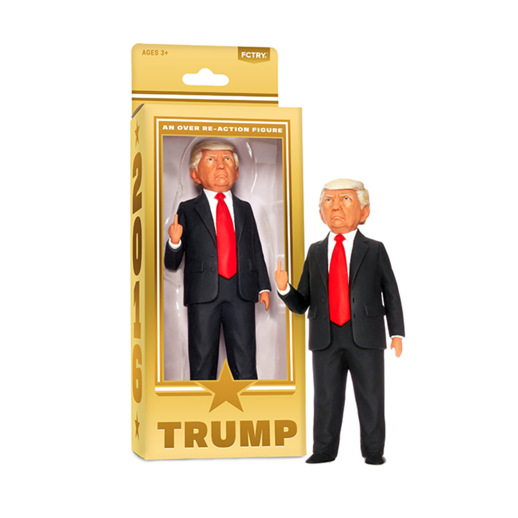 This Trump action figure reached its $15,000 crowdfunding goal in one ...