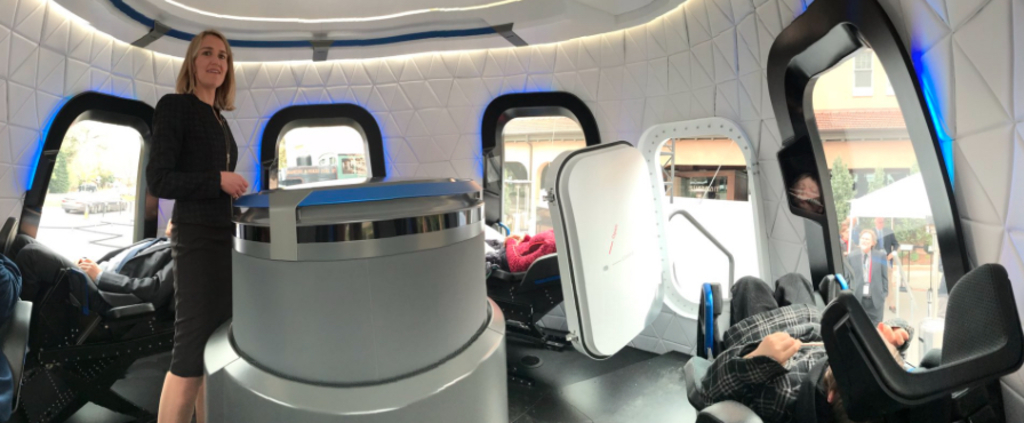 Check out the life-size mockup of Blue Origin's New Shepard space ...