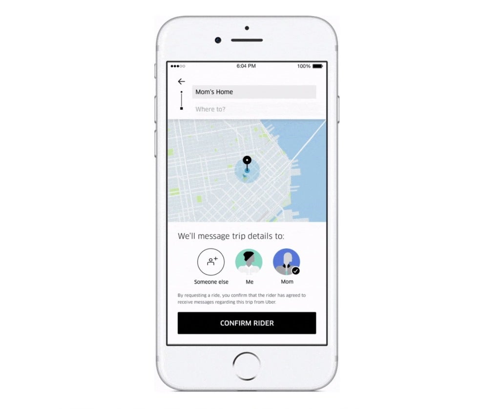 Uber now lets you book rides for loved ones - Fast Company