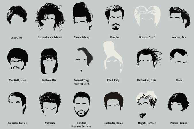 Infographic Of The Day: The Most Famous Haircuts In Movie History ...
