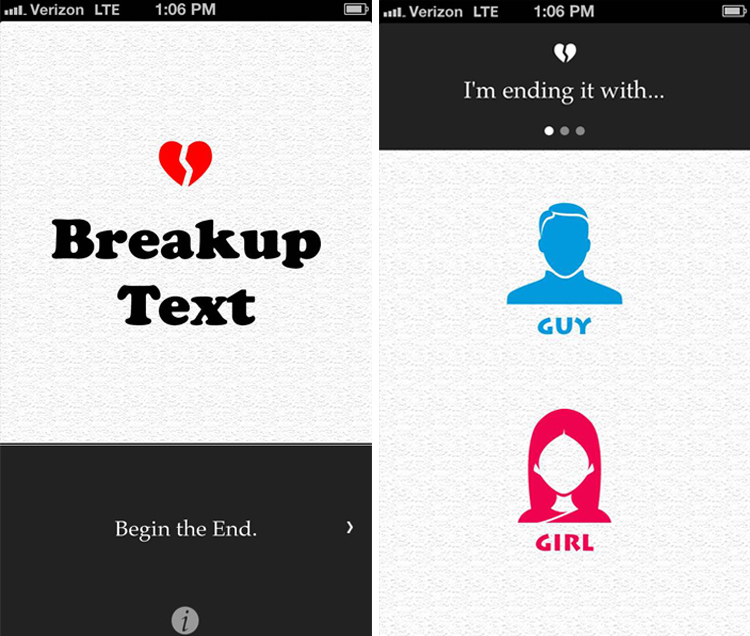 Don't Break Up Over Text! Have This App Do It For You - Fast Company