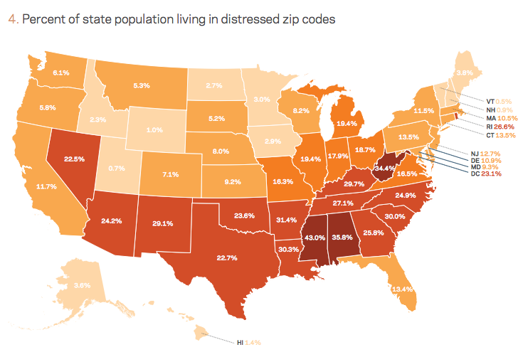Do you live in a distressed U.S. neighborhood? This map will tell you ...