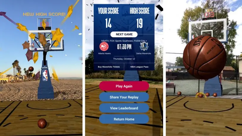 With NBA's new AR app, you can shoot hoops anywhere, anytime - Fast Company