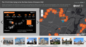 Hey, Amazon! This cool map of HQ2 finalists should tell you all you ...