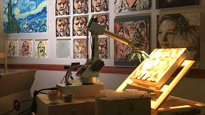 A glimpse into the uncanny world of robot-made fine art - Fast Company