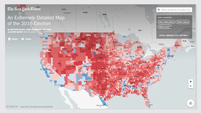 Political voting maps are useless - Fast Company