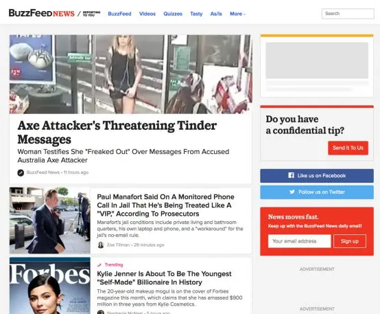 BuzzFeed unveils a sophisticated new look - Fast Company
