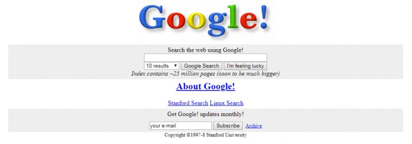 What eight Google products looked like when they were brand-new - Fast ...