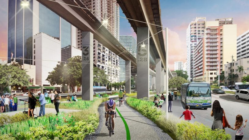 Miami just broke ground on a new, High Line-inspired 10-mile park under ...