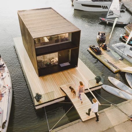 This floating house is climate apocalypse-ready - Fast Company