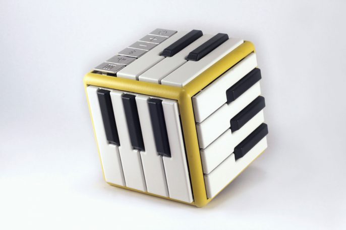 This 3D-printed cube lets users learn and play over 100 instruments ...