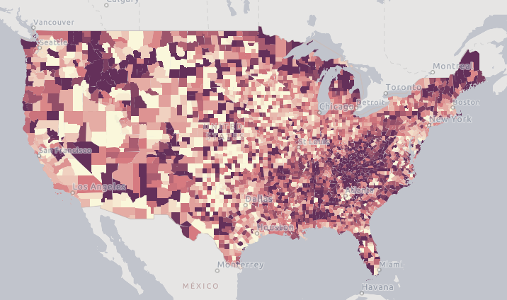 7 maps that tell the incredible story of aging in America - Fast Company
