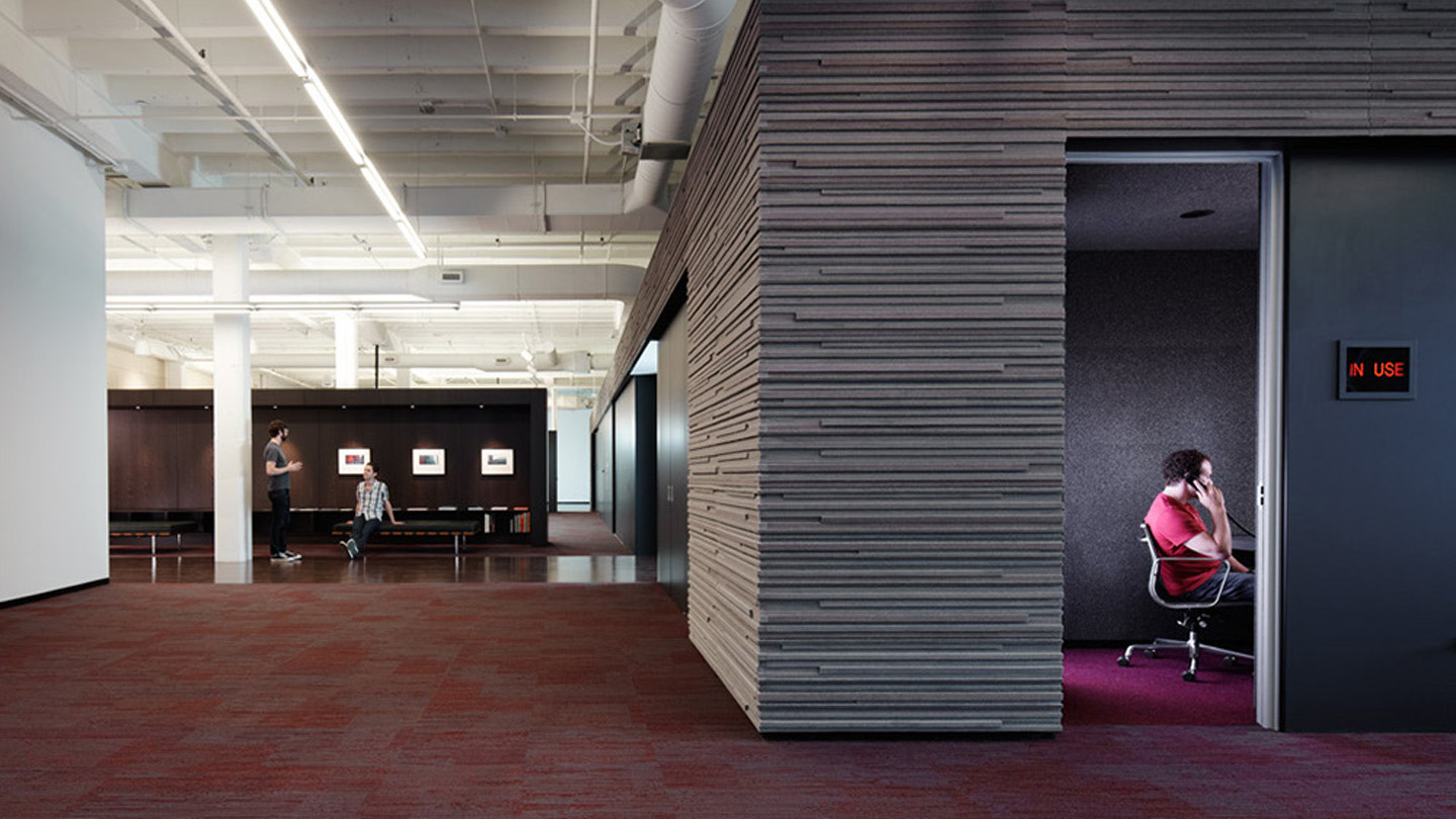 More people are working remotely, and it's transforming office design ...