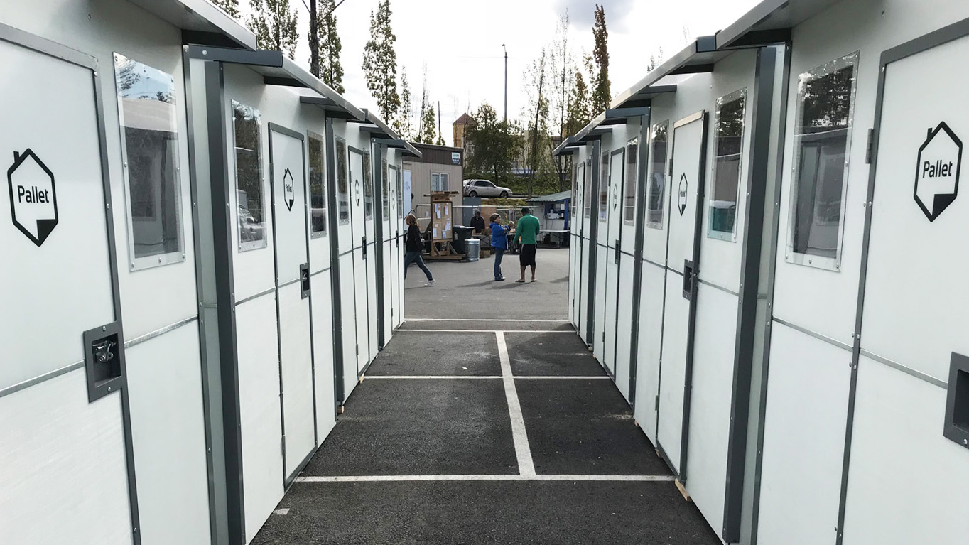 These easy-to-build shelters are helping cities quickly provide cover ...