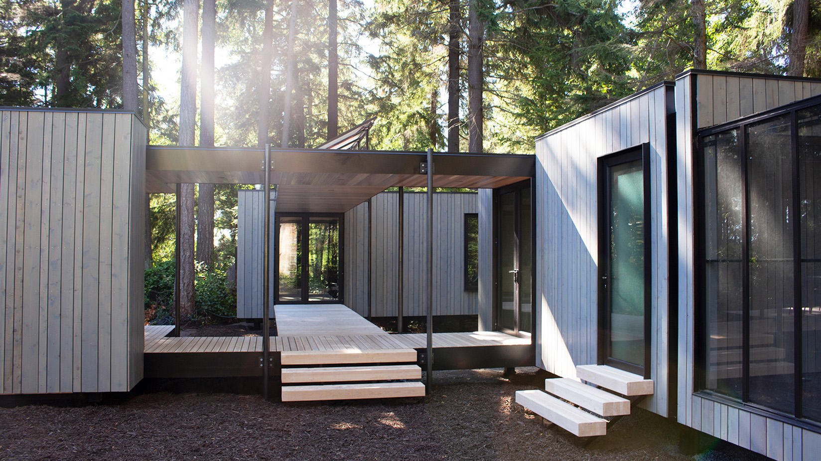 These flat-pack homes can be fully assembled in less than three months ...