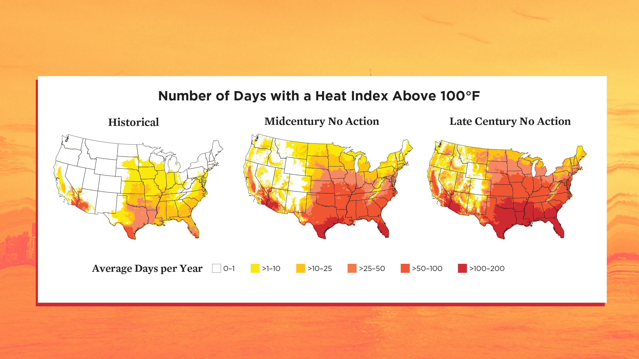 This map shows how hot you're going to get without climate action ...