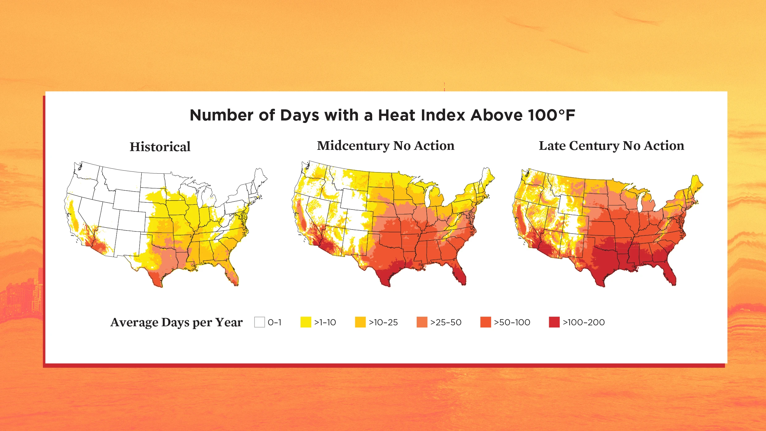 This map shows how hot you're going to get without climate action ...