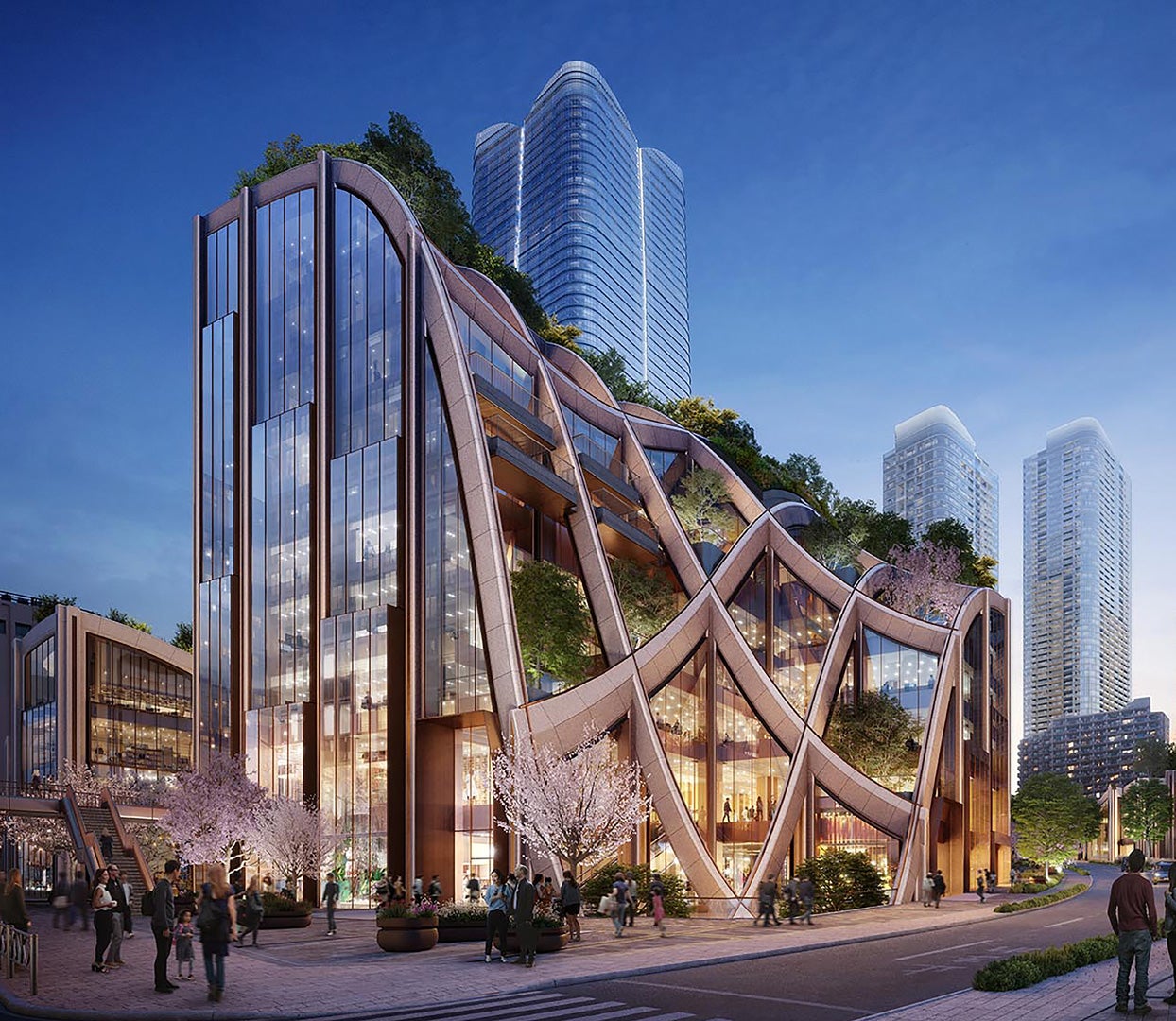 Anyone can climb up the side of a new building coming to Tokyo - Fast ...