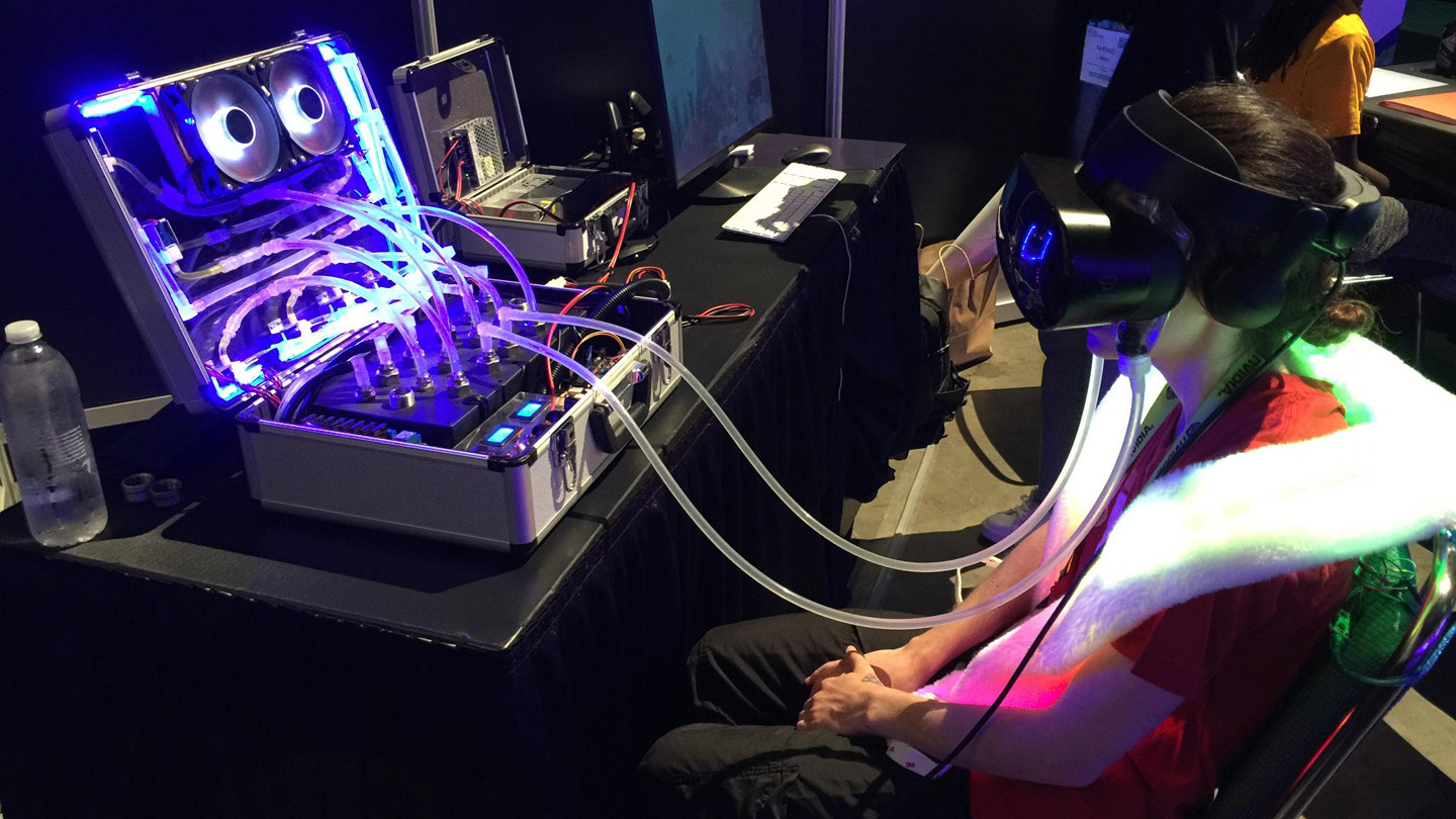 The latest thing in VR? A face mask that makes it feel like you're ...