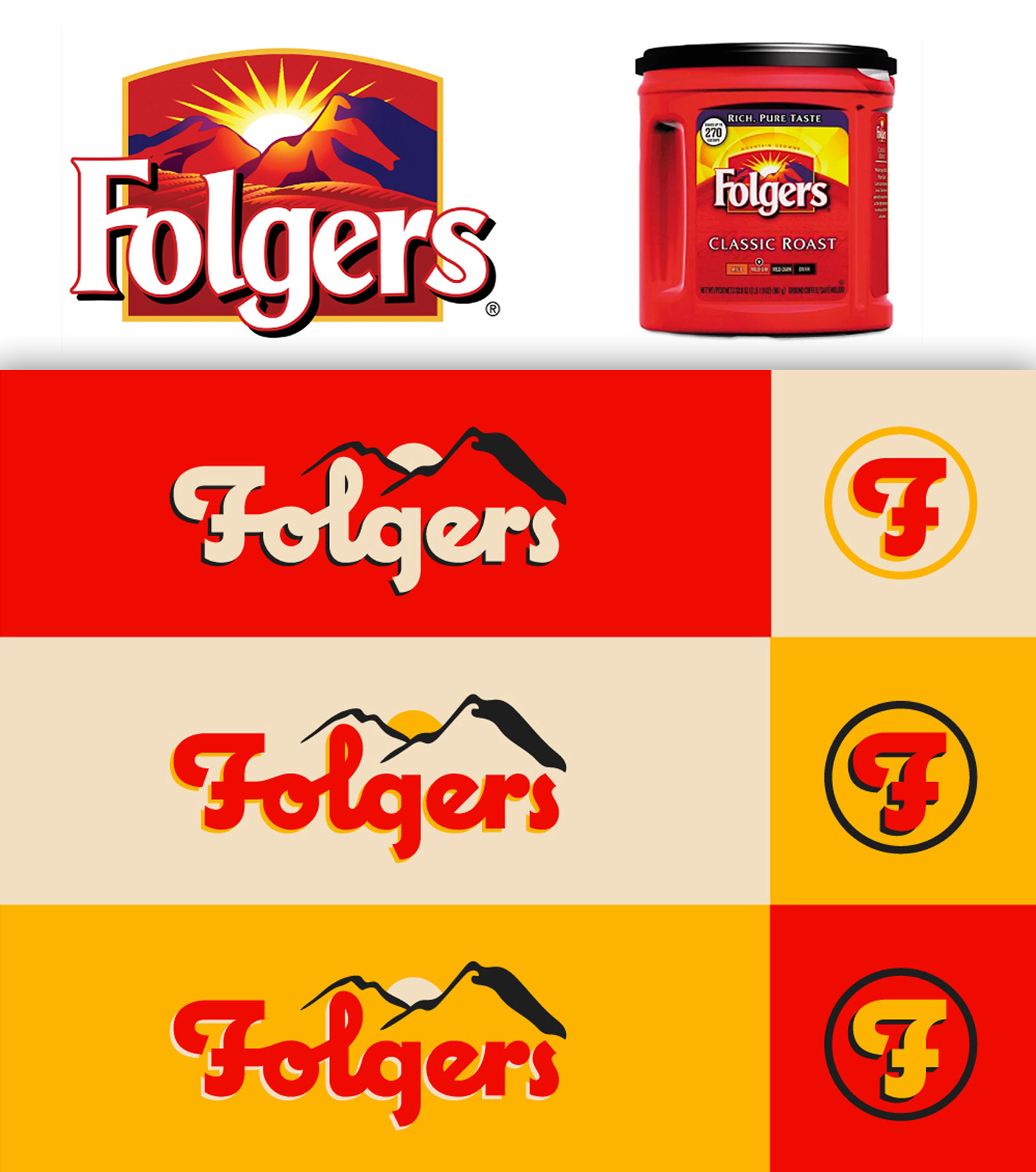 This YouTuber redesigned the logos of Starbucks, Coffee Bean, and Folgers—and they're brilliant ...