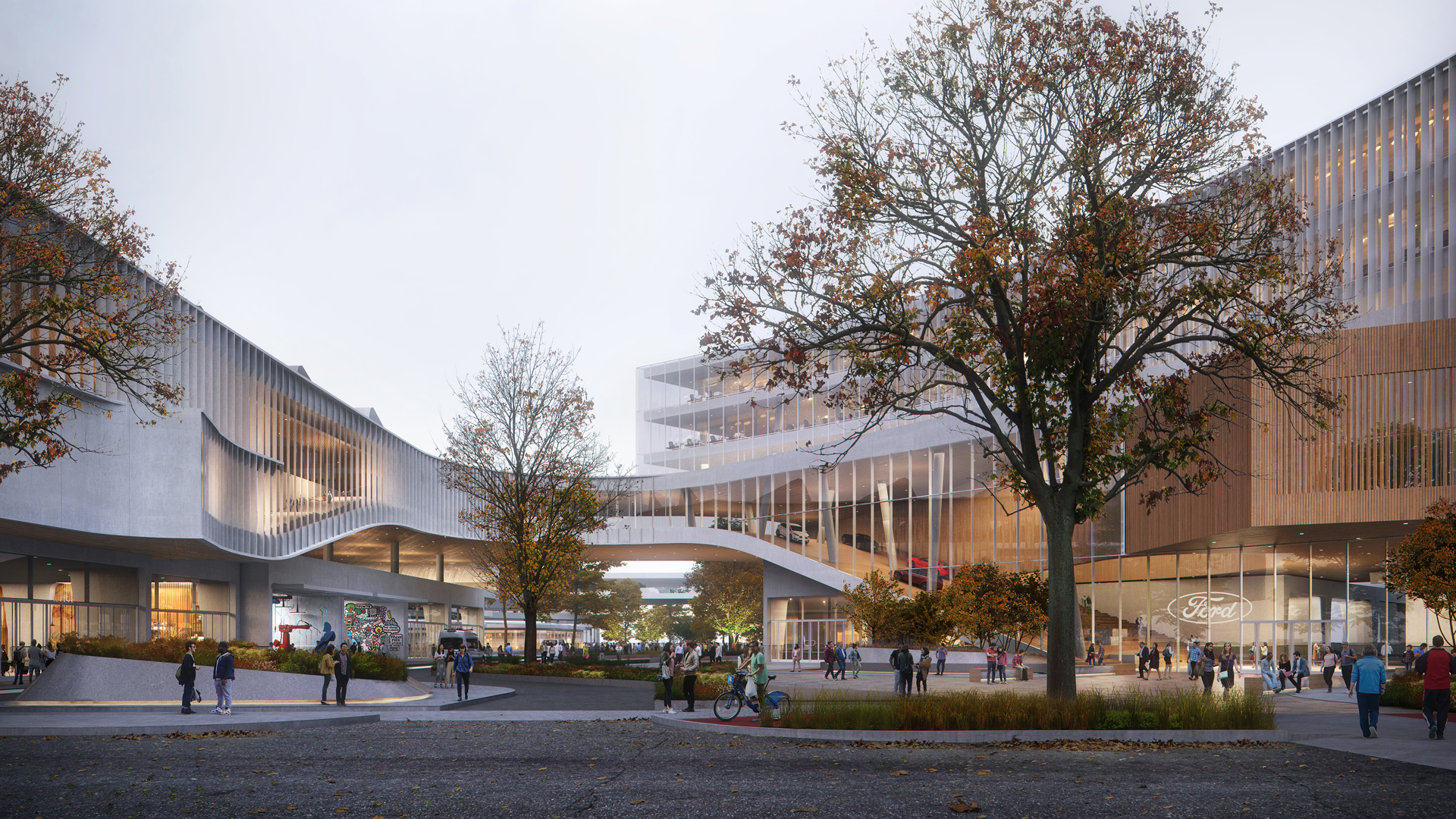 Exclusive: Ford's radical new corporate campus is a glimpse into its ...
