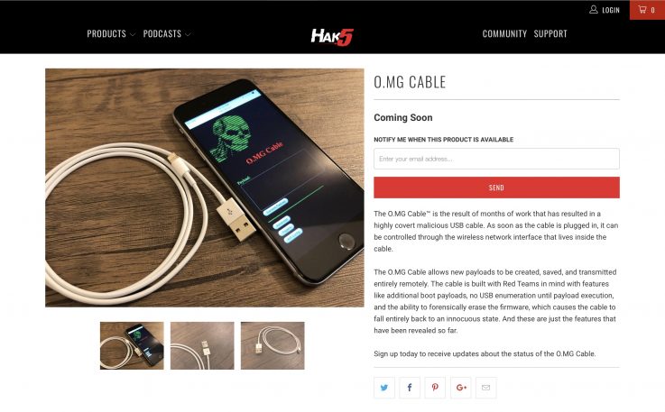 There's a scary new reason not to borrow a stranger's iPhone cable ...