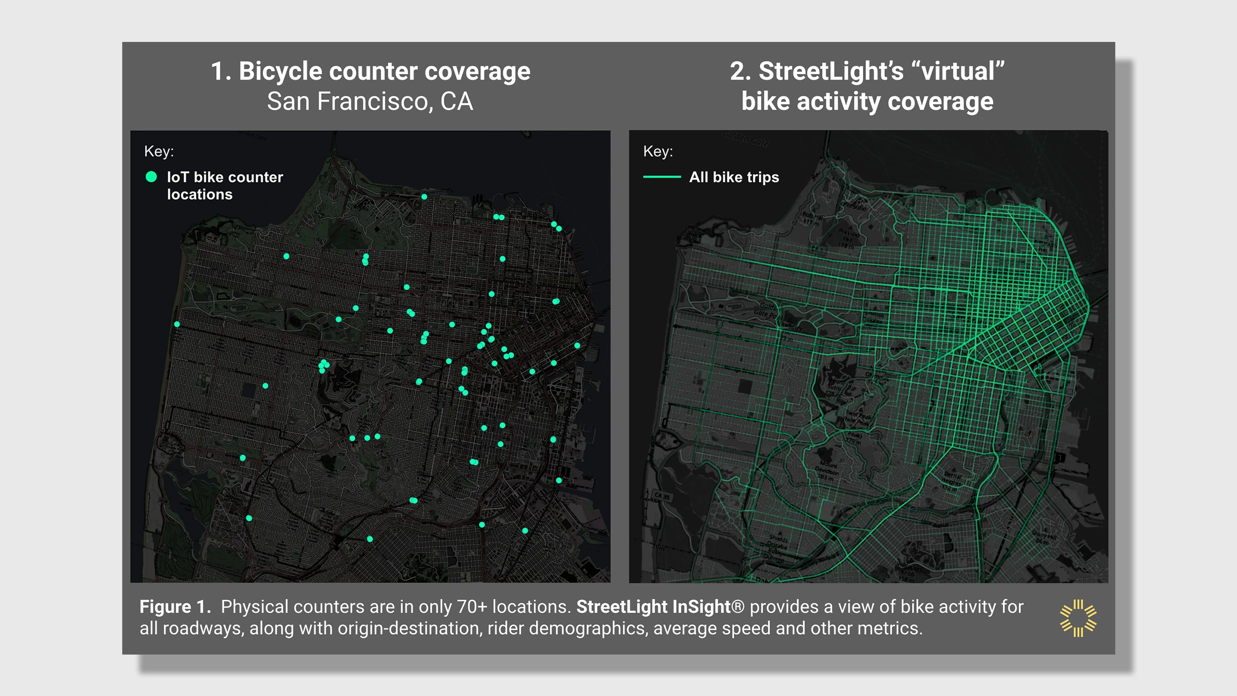 This glowing map shows the most-biked streets in San Francisco - Fast ...