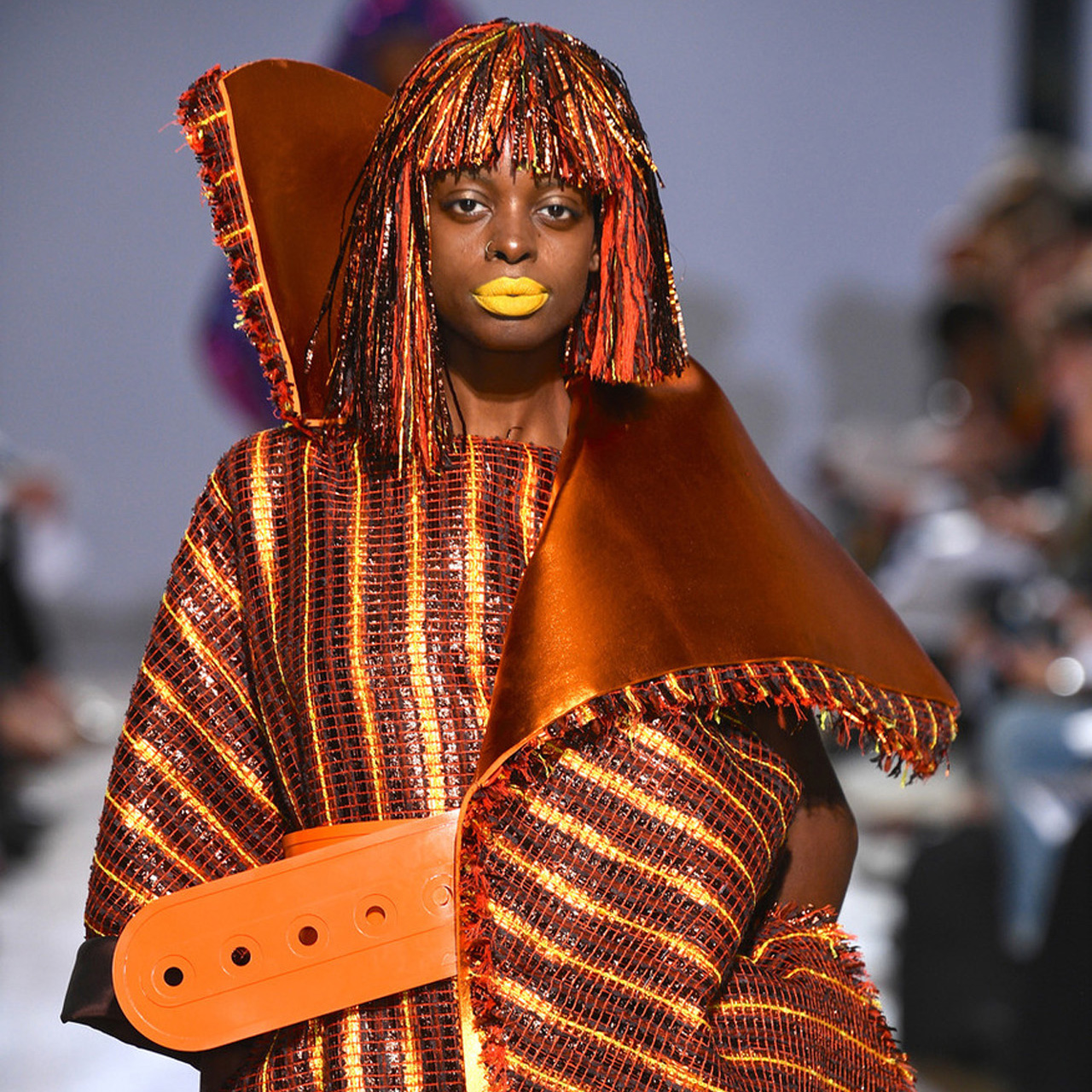 These colorful, metallic garments are made of recycled VHS tapes - Fast ...