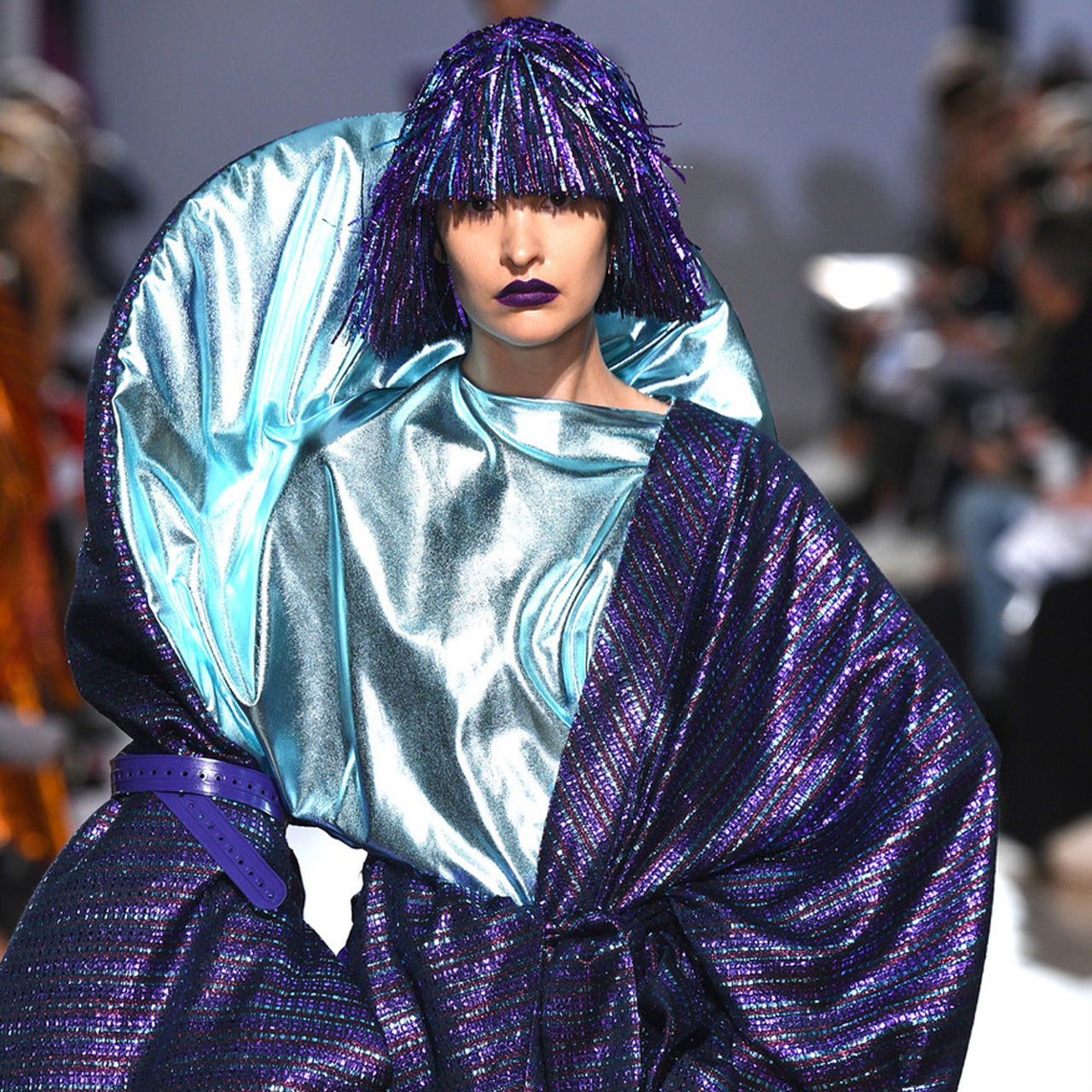 These colorful, metallic garments are made of recycled VHS tapes - Fast ...