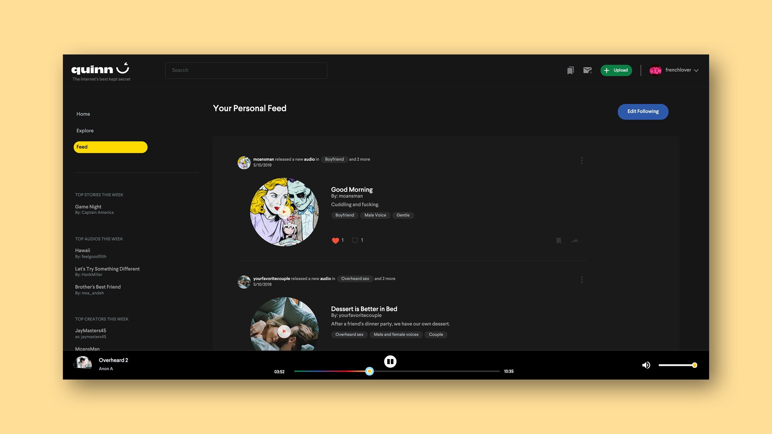 Move over, Pornhub: This new site rethinks the UX of porn - Fast Company