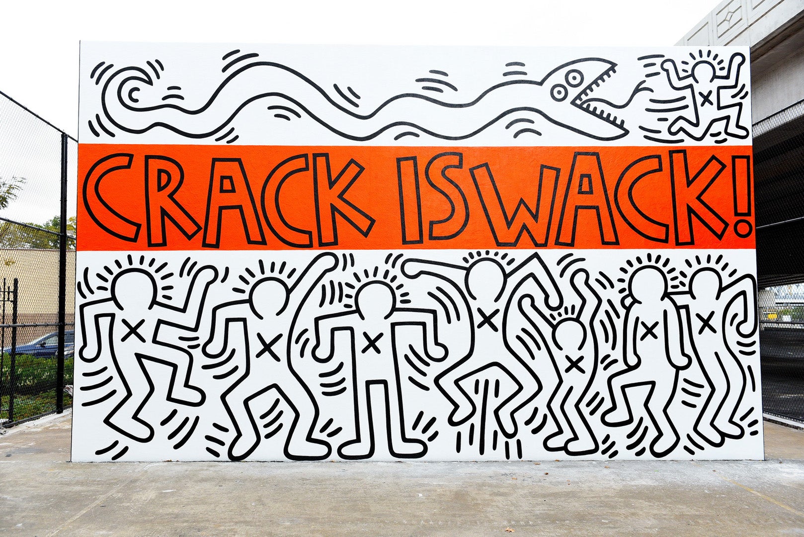 See Keith Haring's newly restored 'Crack Is Wack' mural - Fast Company