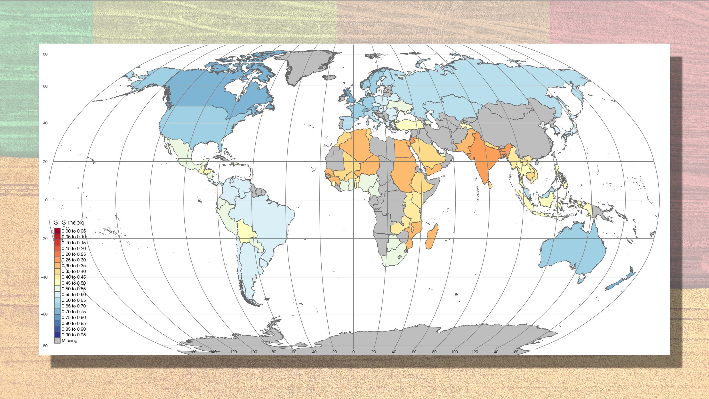 This world map rates countries by the sustainability of their food ...