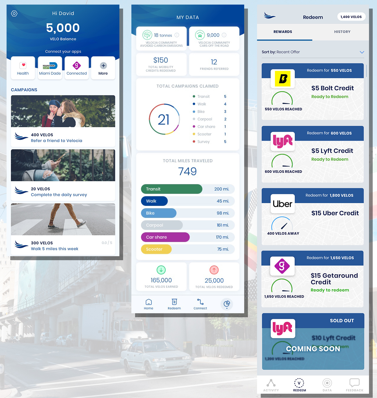 This app rewards commuters for choosing public transit, biking, car ...